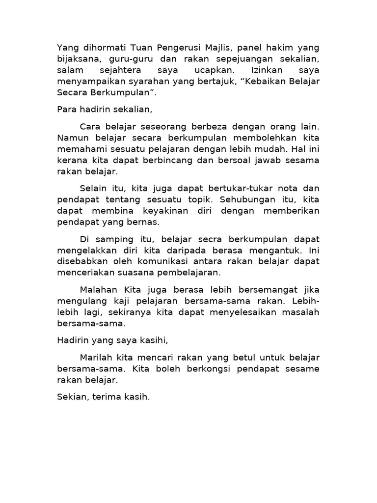 Kebaikan Belajar Secara Berkumpulan | PDF Kebaikan Belajar Secara Berkumpulan | PDF