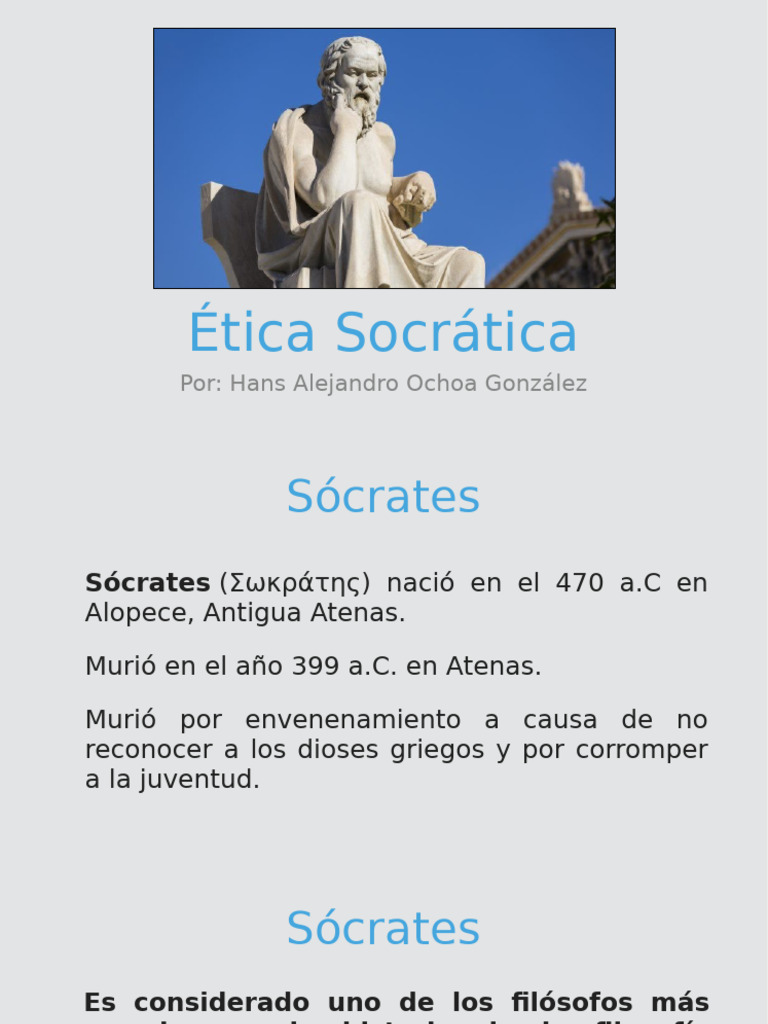Ética Socrática | PDF