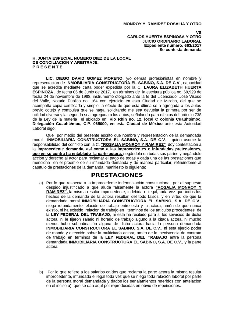 MONROY y RAMIREZ ROSALIA Imprimir | PDF