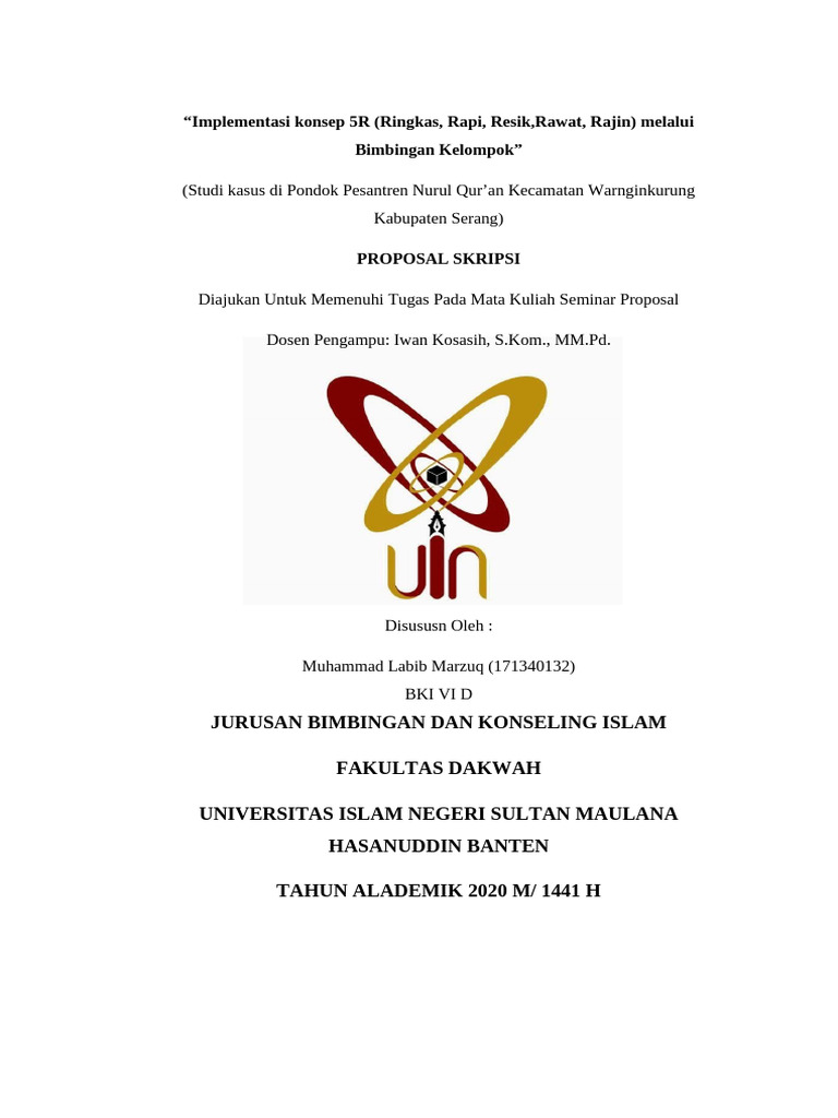 Sempro Implementasi Konsep 5R | PDF