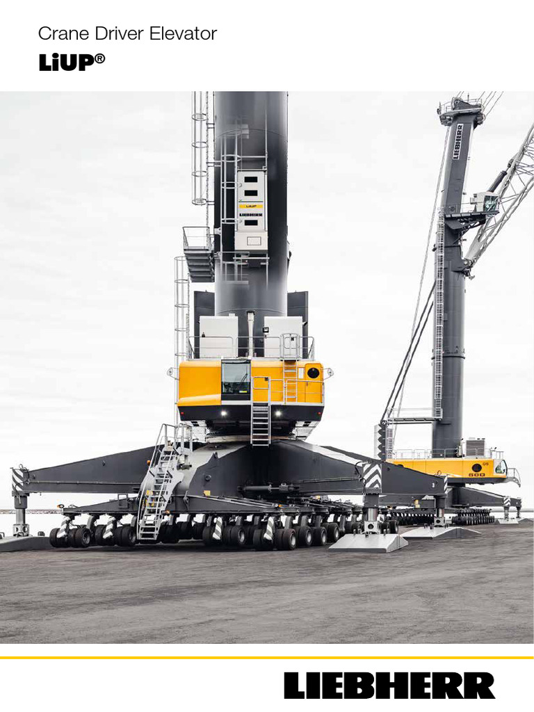 liebherr-crane-driver-elevator-for-mobile-harbour-cranes-english | PDF
