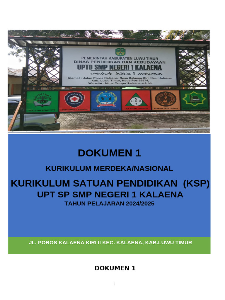 DOKUMEN 1 KSP 2024 | PDF