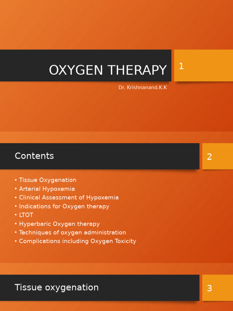 Oxygen Therapy | PDF