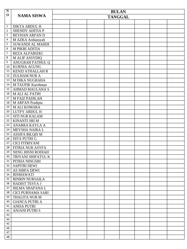 Format Buku Tabungan | PDF