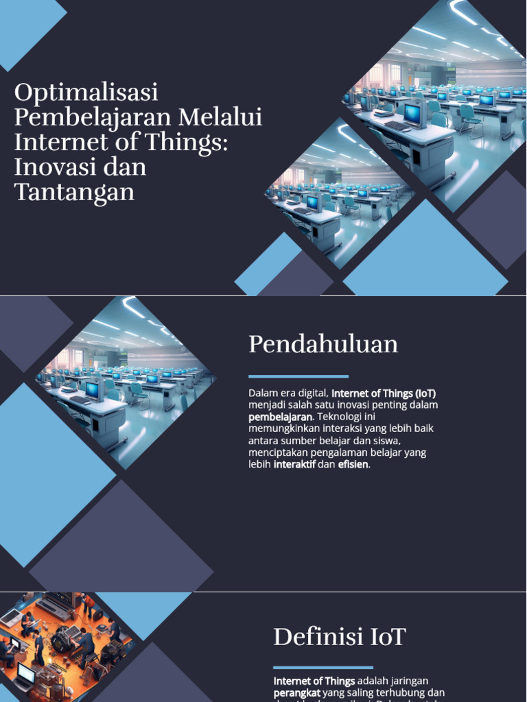 Slidesgo Optimalisasi Pembelajaran Melalui Internet of Things Inovasi ...