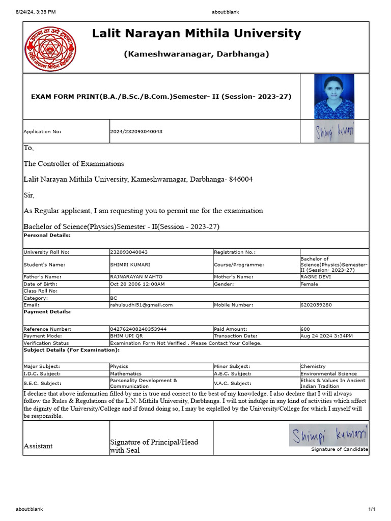 Shimpi Recieving | PDF