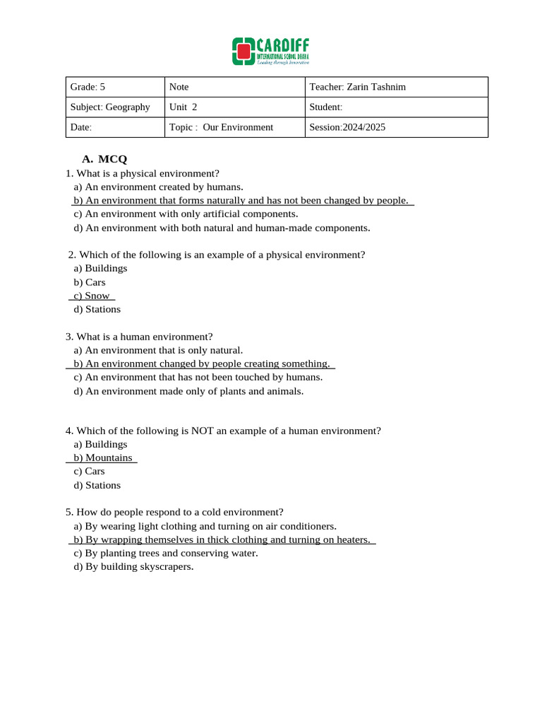 G5 GEO NOTE UNIT2 ZarinTashnim | PDF