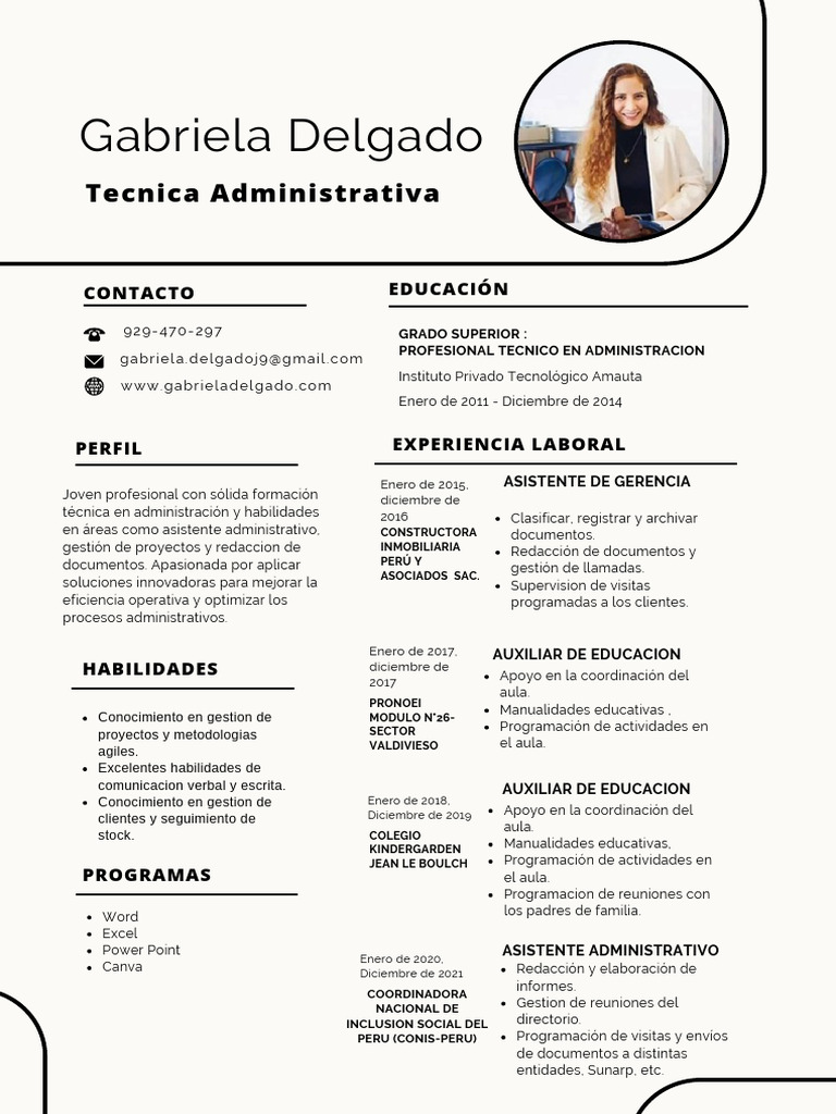 CV Gabriela 2024 | PDF