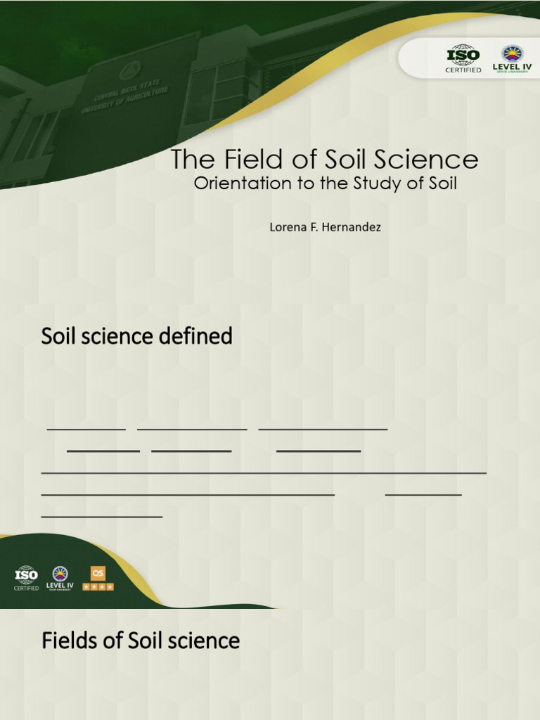 1-The-Field-of-Soil-Science | PDF
