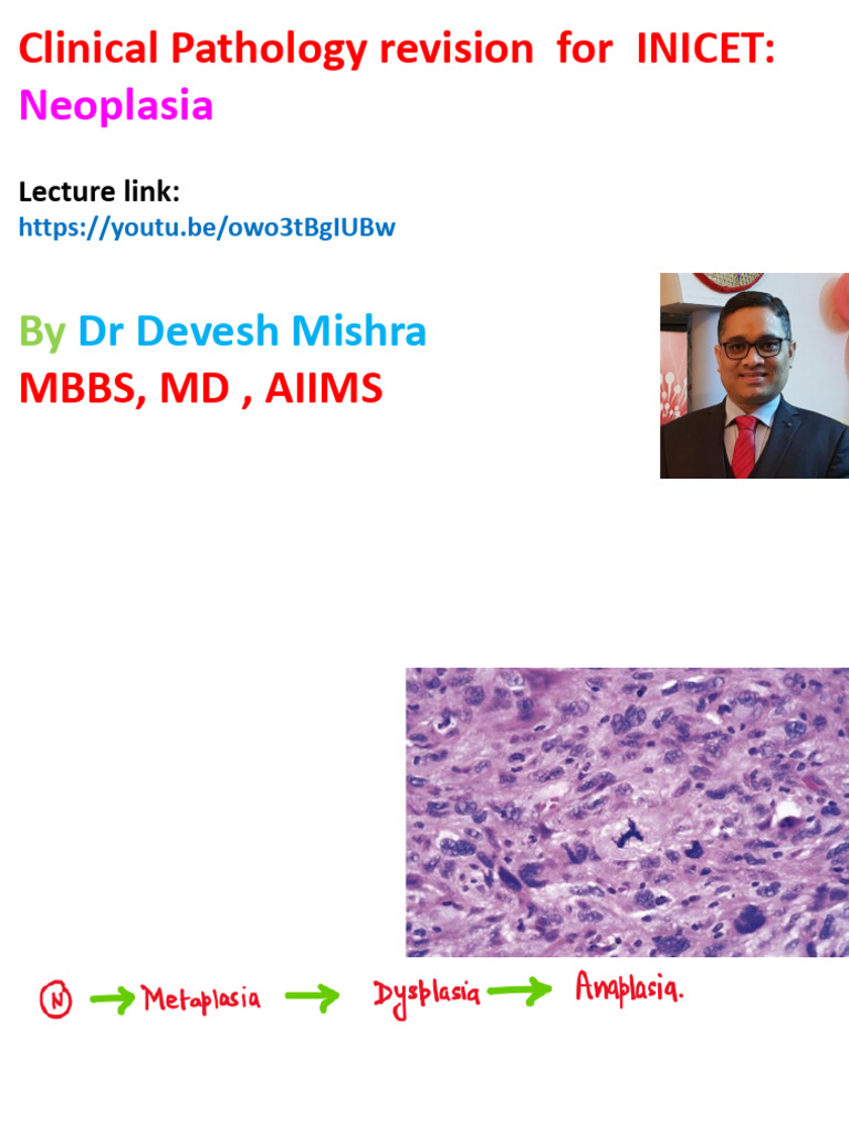 Clinical Pathology Revision-Neoplasia | PDF