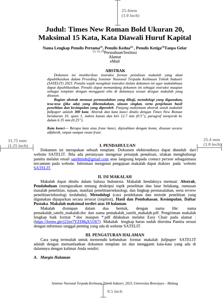 Template Full Paper 2023 | PDF