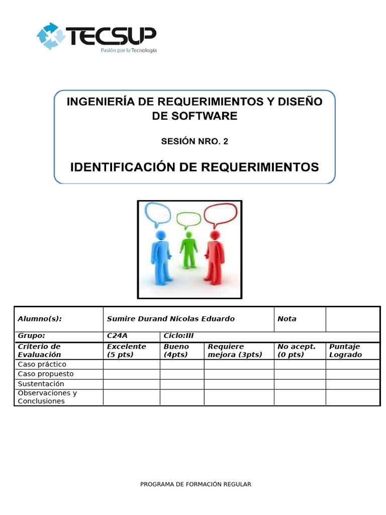 Lab-02-Identificacion-de-requerimientos2 COMPLETO | PDF