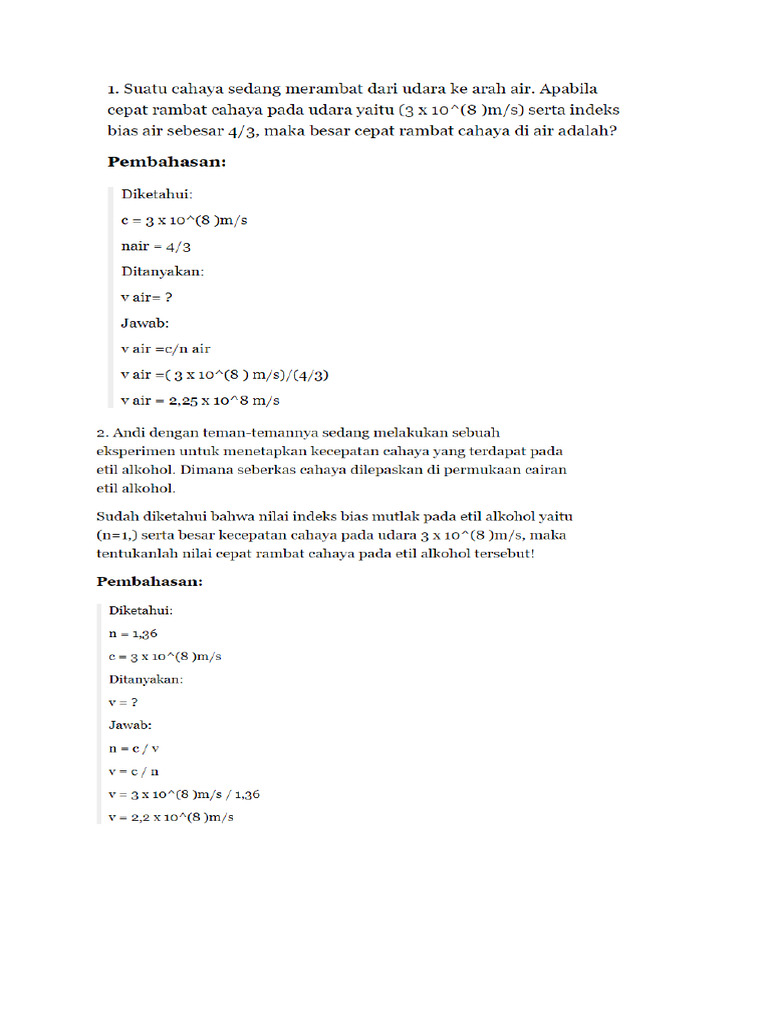 Contoh Indeks Bias | PDF
