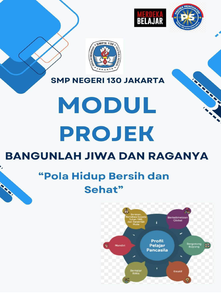 MODUL PROJEK - BANGUNLAH JIWA DAN RAGANYA-dikompresi | PDF