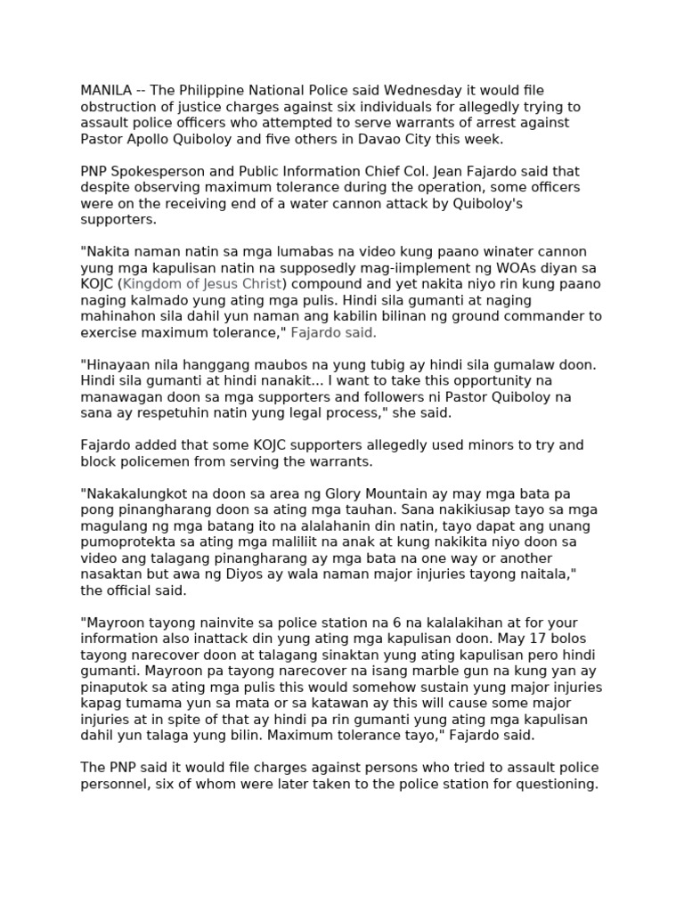 News Example | PDF