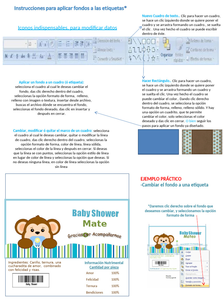 Tutorial Aplicar Fondo | PDF