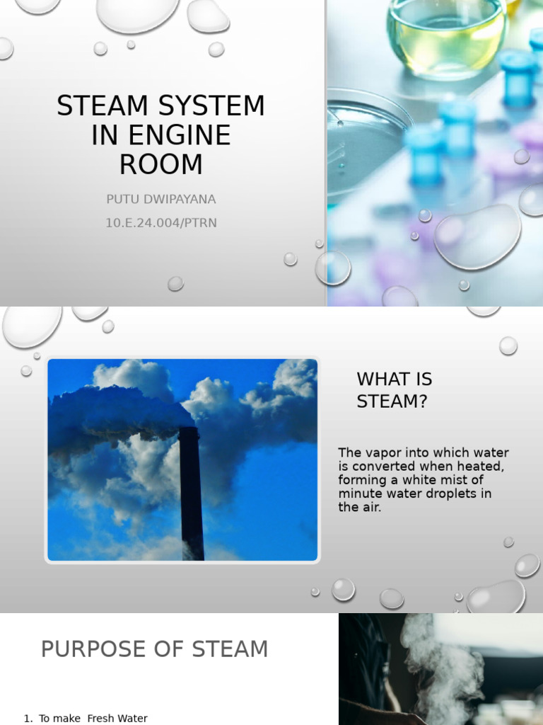 Steam System in Engine Room | PDF