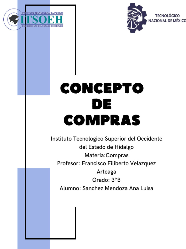 Mapa Conceptual-Concepto de Compras | PDF