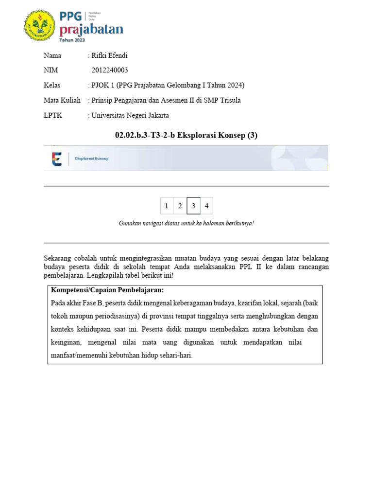 02 02 B 3 T3 2 B Eksplorasi Konsep 3 | PDF