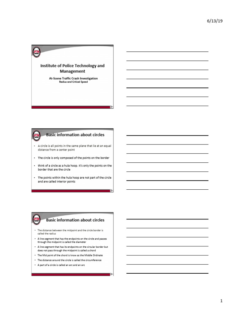 Critical Speed Handout | PDF