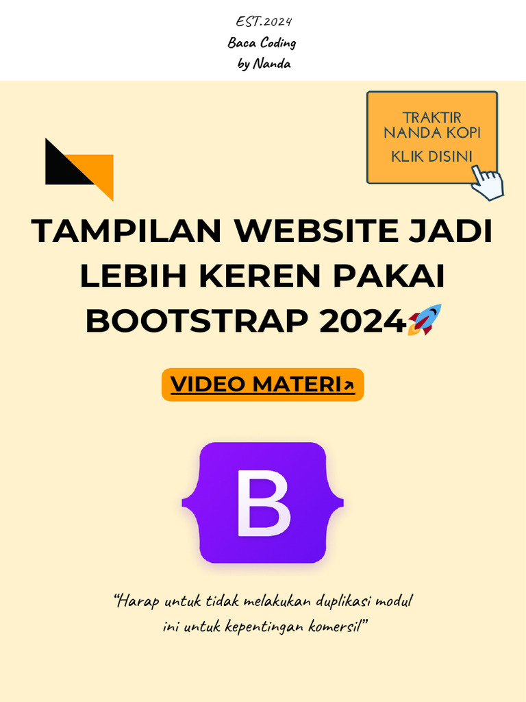 Belajar Bootstrap 2024 | PDF