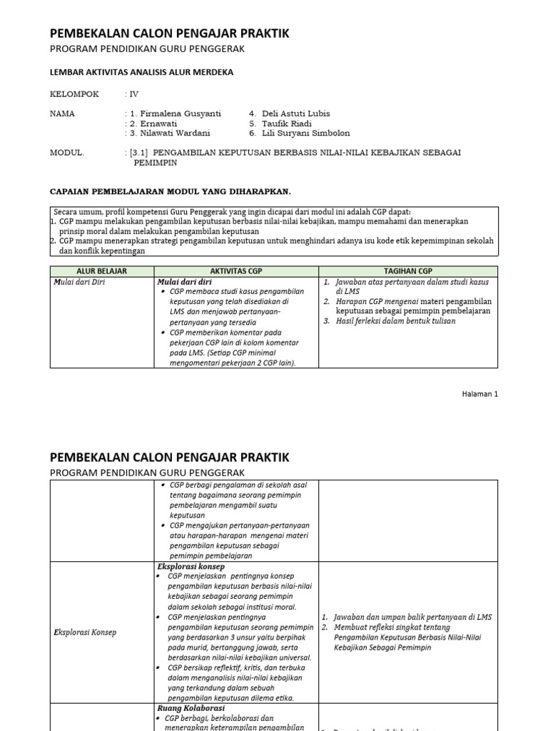 La - Modul 3.1 Kelompok 4 | PDF
