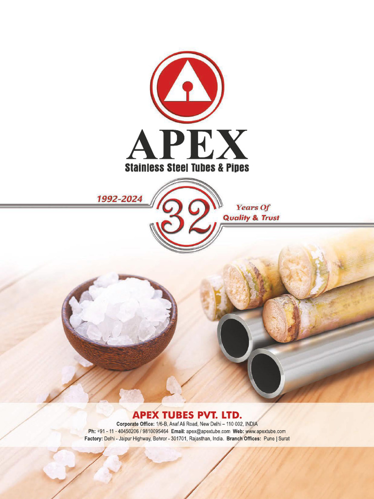 APEX TUBES (Product Catalogue) PDF | PDF