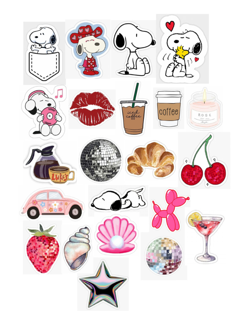 Stickers Rosa | PDF