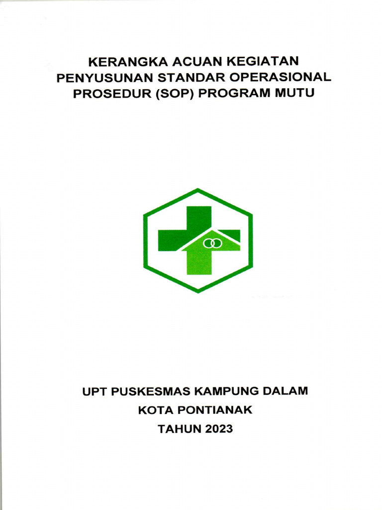Kak Penyusunan Sop Mutu | PDF