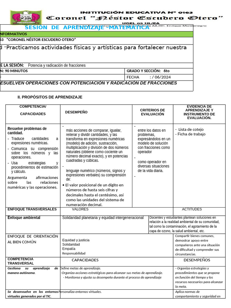 Sesión de Mat Lunes 19 | PDF | Números | Aprendizaje