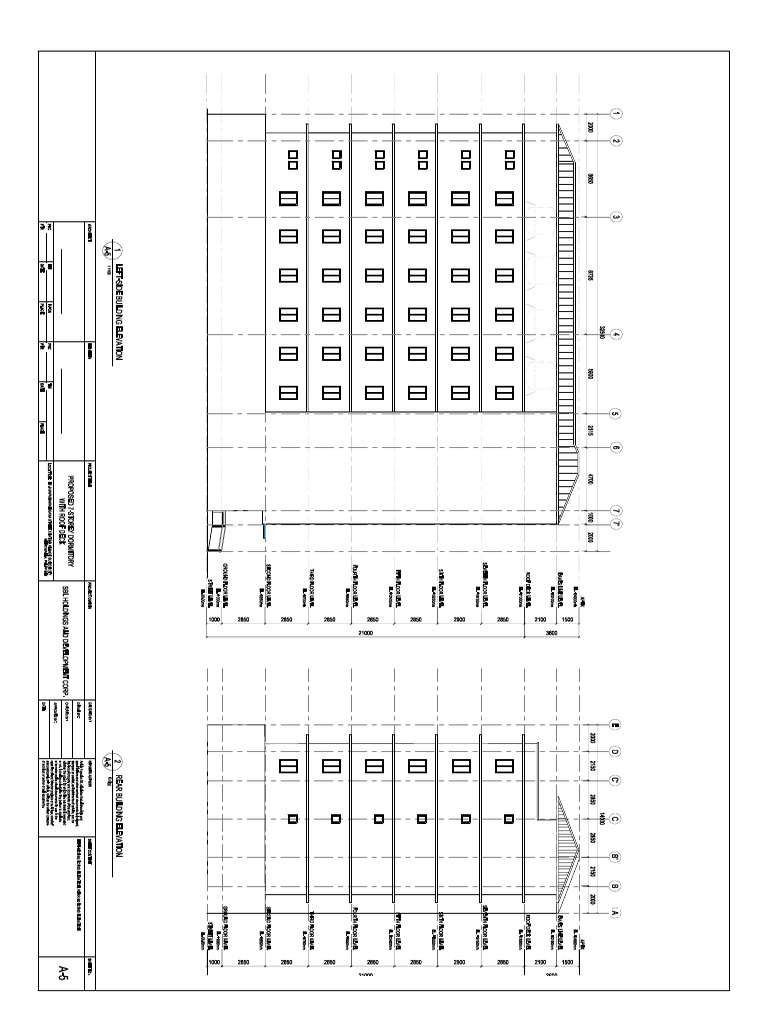 A-5 - Left Side and Rear Building Elevations | PDF