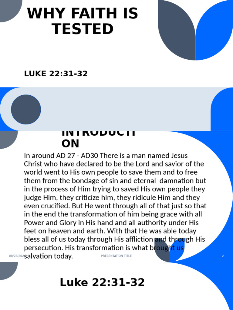 Why Faith Is Tested | PDF