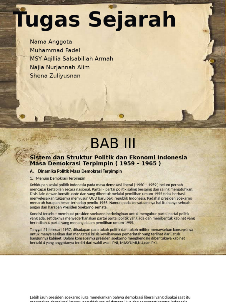 Tugas Sejarah Bab 3 | PDF