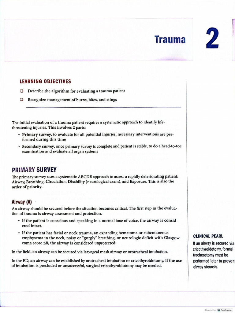 Abcde Del Trauma | PDF