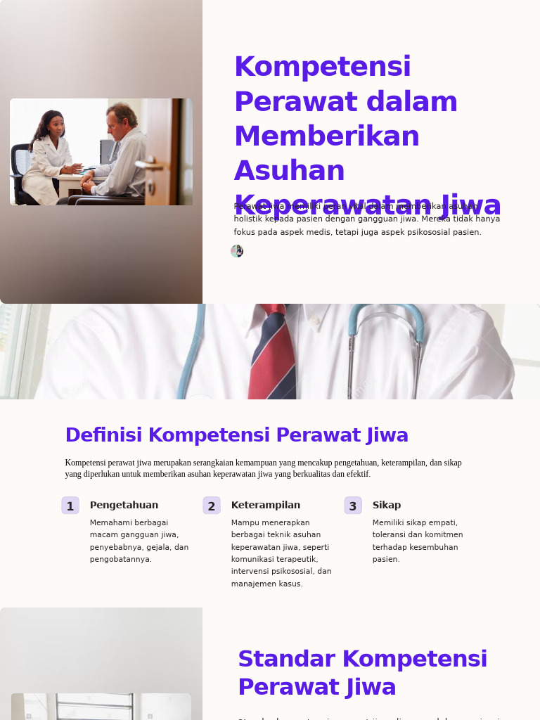 Kompetensi-Perawat Jiwa | PDF | Karier & Perkembangan | Pengembangan Diri