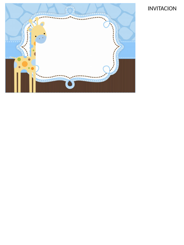 Kit Imprimible Baby Shower Bbjb-02 | PDF