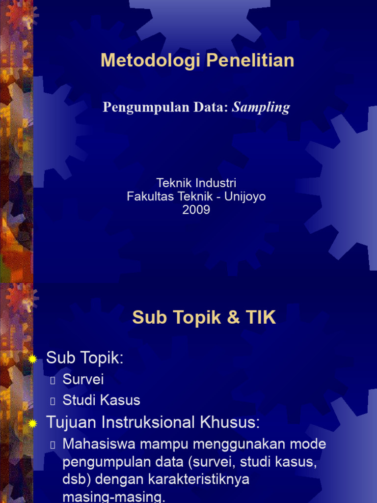 Kuliah 7 Sampling | PDF