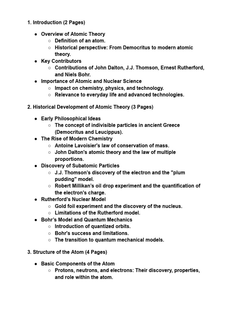 The Fundamentals Of Atoms And Nuclear Science Structure Reactions
