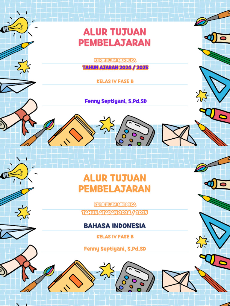 Cover Atp Kelas 4 | PDF