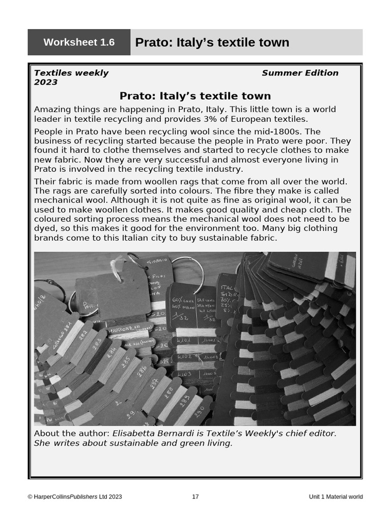 GP6 TG Unit 1 6 Worksheet | PDF