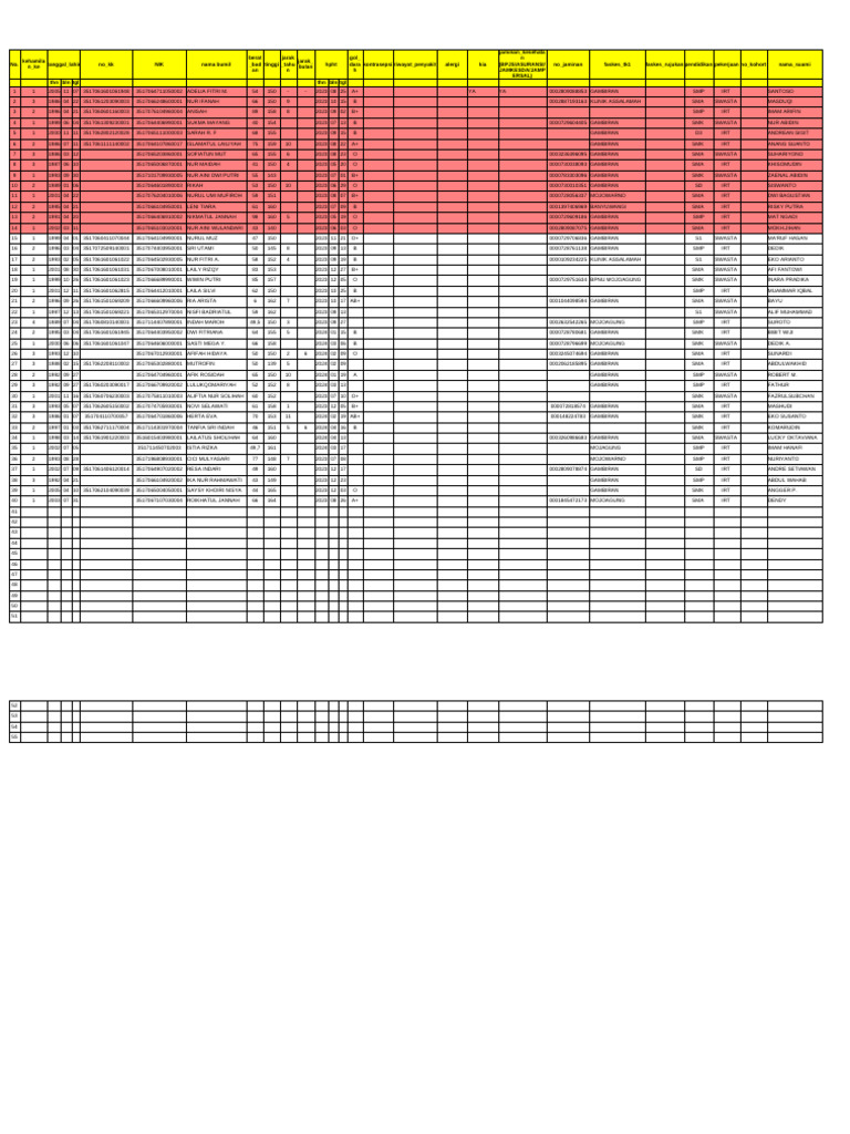 Data Bumil Jan-Juni 2024 | PDF