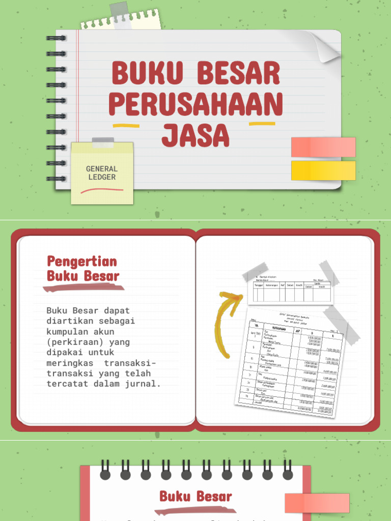 Siklus Akuntansi Perusahaan Jasa (Buku Besar Dan Neraca Saldo) | PDF
