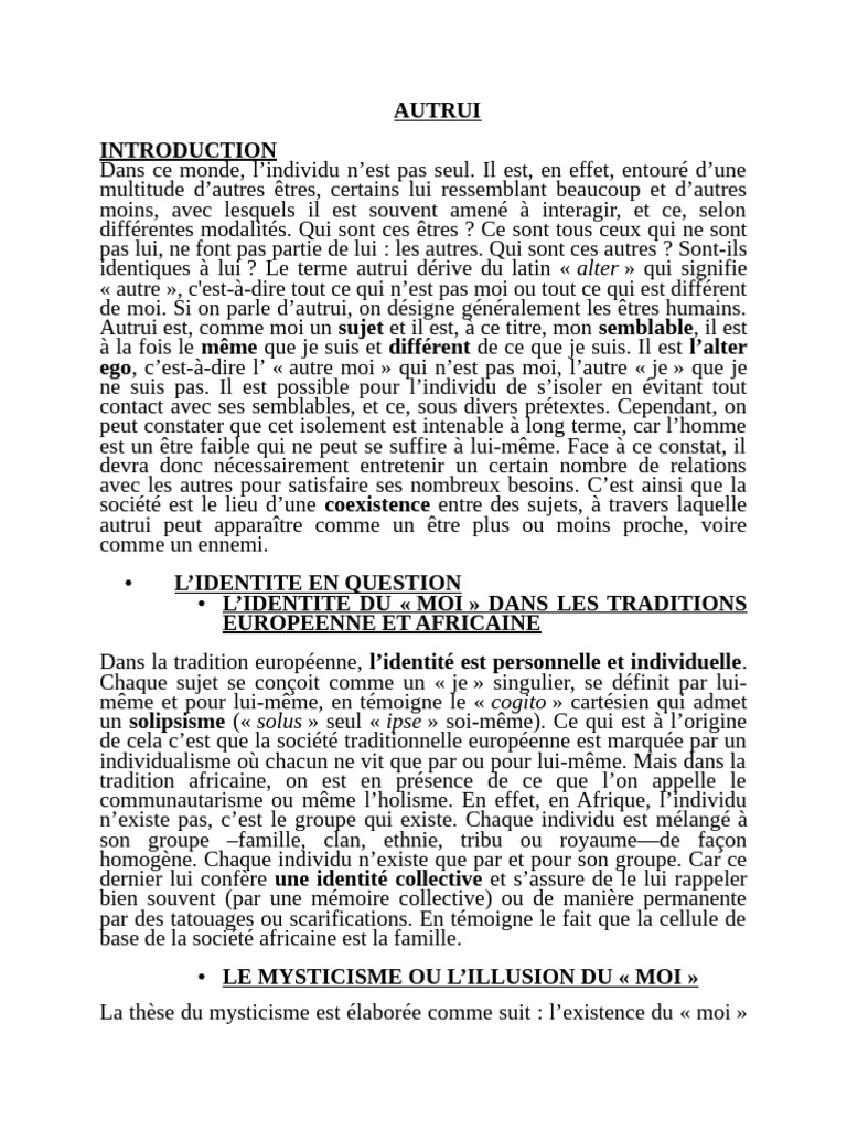 AUTRUI Original | PDF