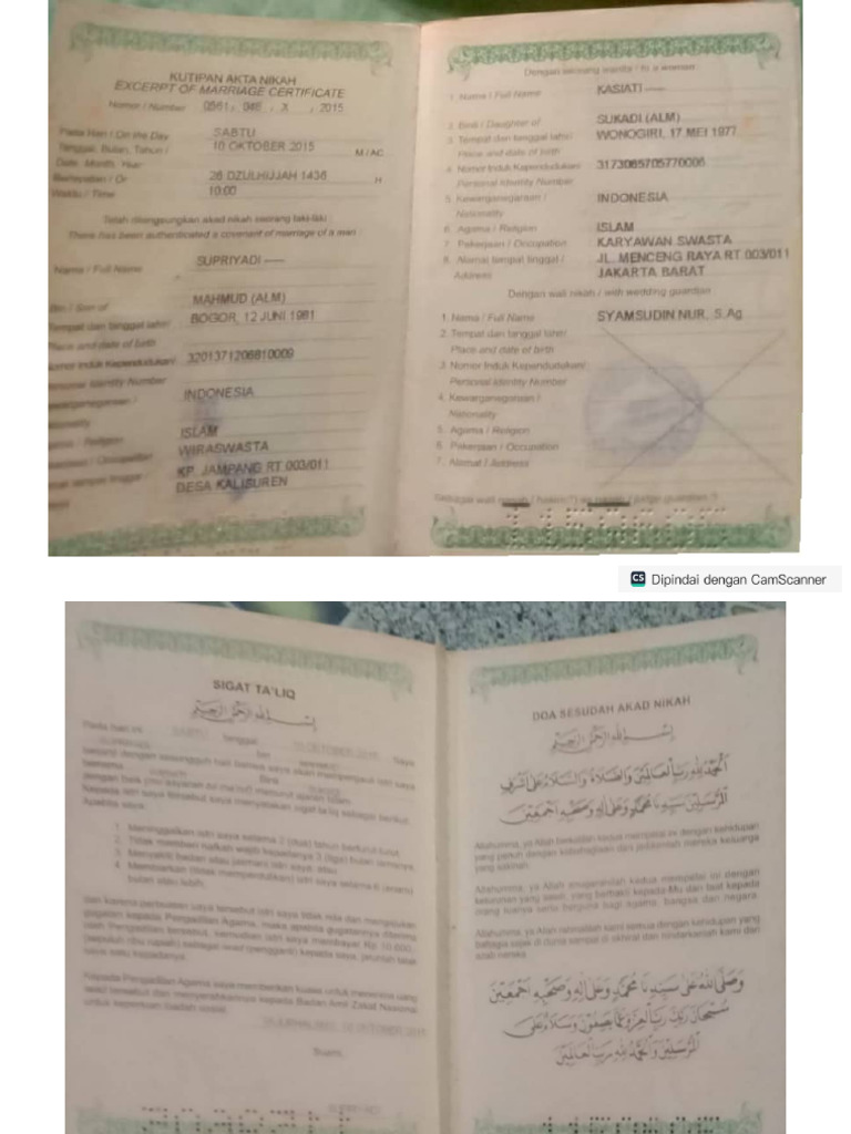 Buku Nikah Pdf