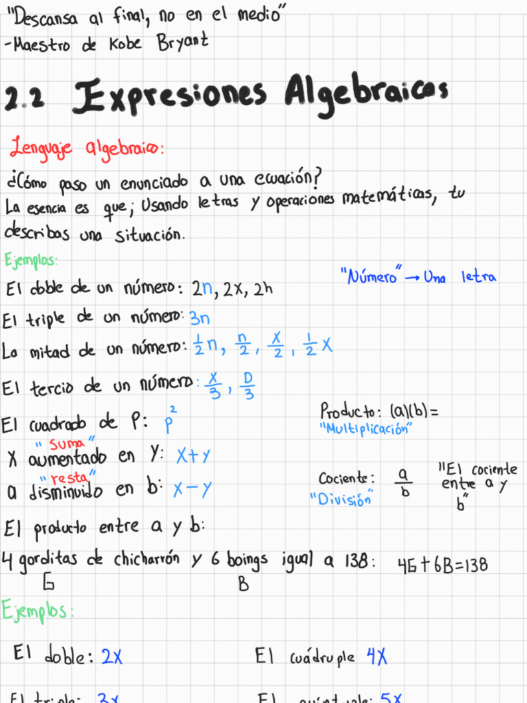 Lenguaje Algebraico _220509_112113 | PDF