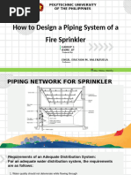 Water Spray System Design NFPA15 With Calculations | PDF