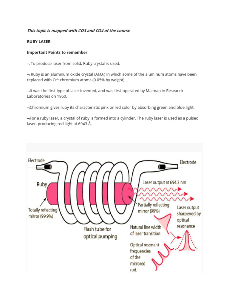 Laser Lecture 6 | PDF