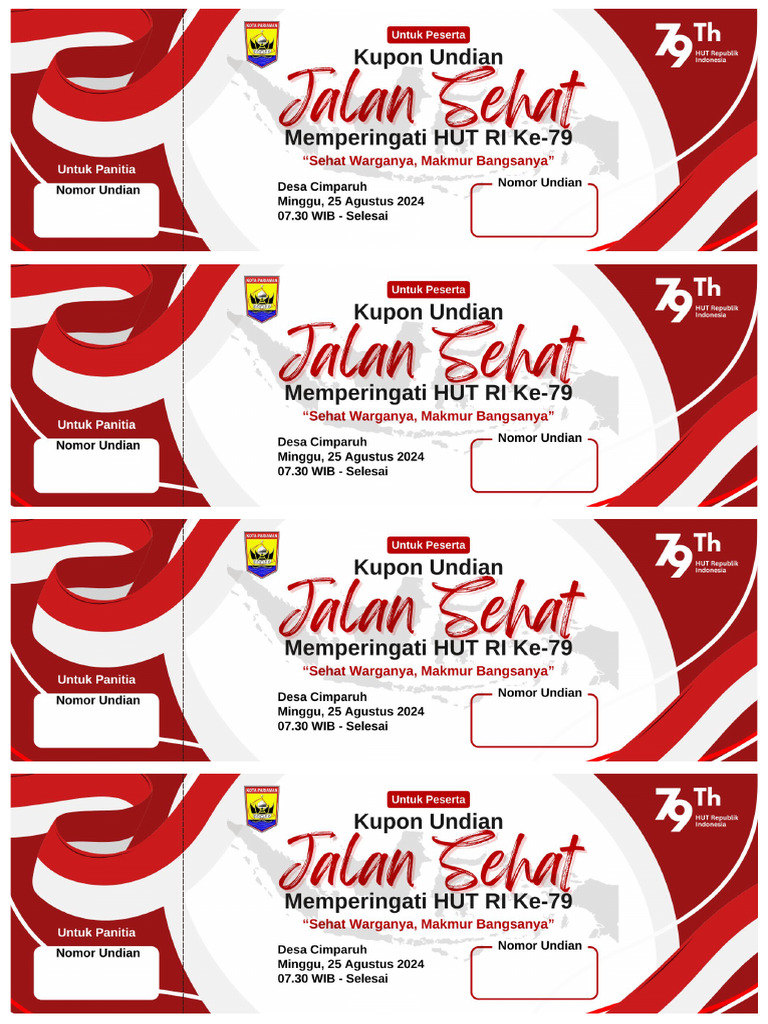 Kupon Jalan Sehat | PDF