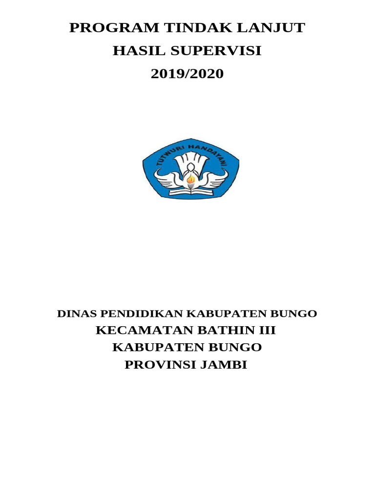PROGRAM TINDAK LANJUT HASIL SUPERVISI Kepala Sekolah | PDF