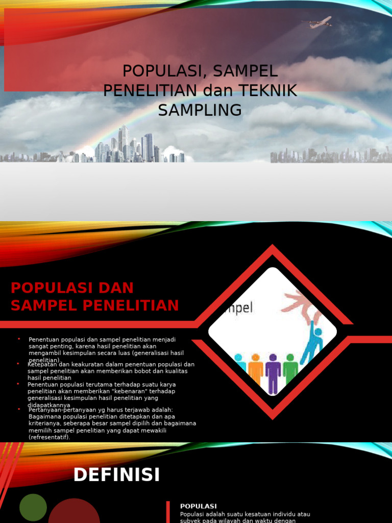Populasi, Sampel Dan Teknik Sampling | PDF